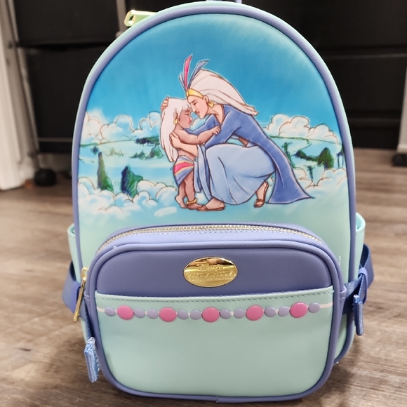 Loungefly | Bags | Loungefly Blue And Purple Backpack | Poshmark